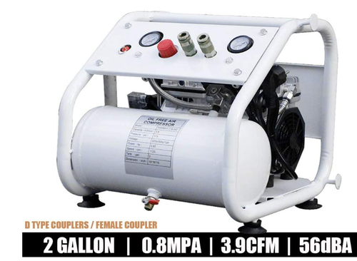 Hookah Scuba Diving 1 HP 115v Air Compressor with 2 outlets 2 Gallon ...