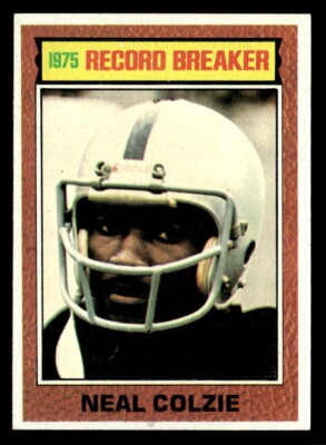 Neal Colzie 1976 Topps Record Breaker Card #2 Oakland Raiders | eBay