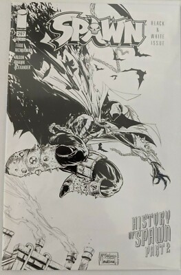 SPAWN #297 C ***1st Appearance Ninja Spawn*** Black & White Edition | eBay
