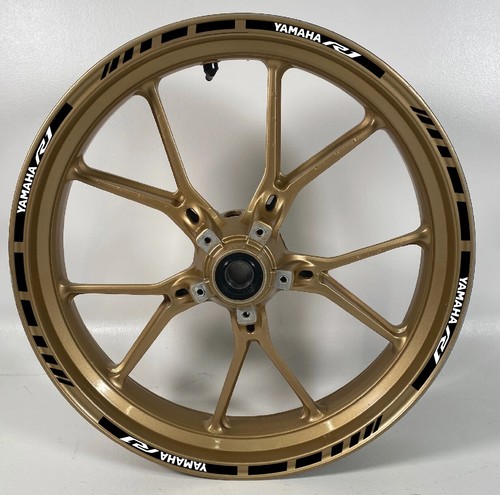 BLACK WHITE GP STYLE CUSTOM RIM STRIPES WHEEL DECALS TAPE STICKERS ...