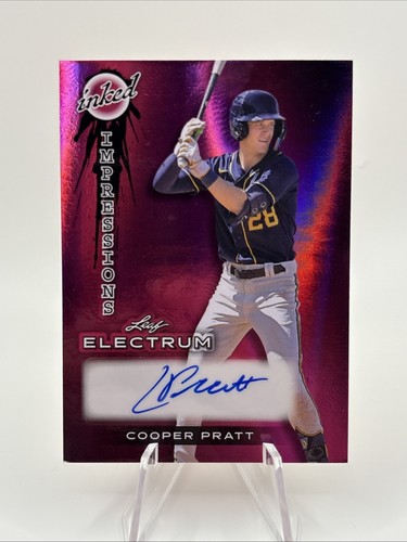 2024 Leaf Electrum Inked Impressions Cooper Pratt Auto Pink /10 | eBay