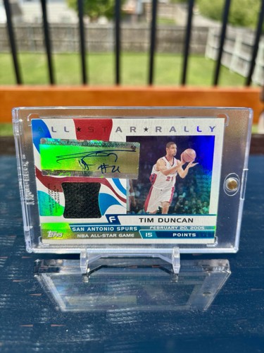 2005 All Star Rally Tim Duncan Patch Auto /111 | eBay