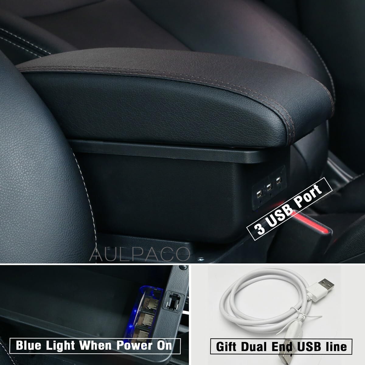 Fit Nissan Kicks 2016-2021 Armrest Storage Box Center Console Organizer ...