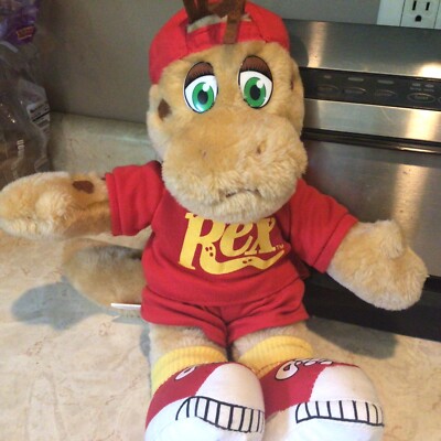 Vintage 1995 Rad Rex 15” Stuffed Dinosaur Skateboard Dinosaurs | eBay