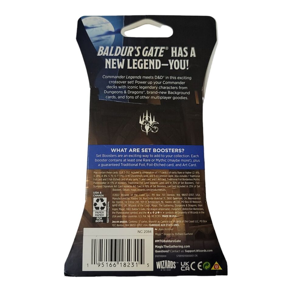 MTG Commander Legends Dungeons & Dragons Battle for Baldur's Gate Set ...