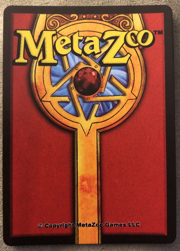 2021 Meta Zoo Cryptid Nation 2nd Edition Matlox Reverse Hologram Holo ...