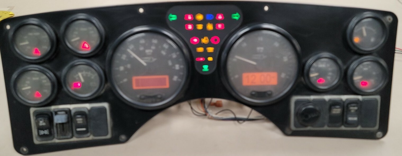 BLUEBIRD ALL AMERICAN USED DASHBOARD INSTRUMENT CLUSTER GAUGES SET ...