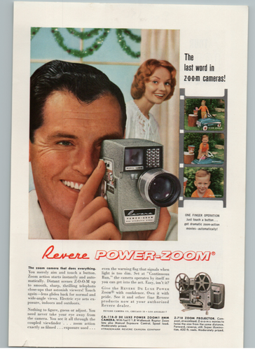 VTG Revere Camera Co 1960 Movie Camera Magazine Print Ad Christmas ...