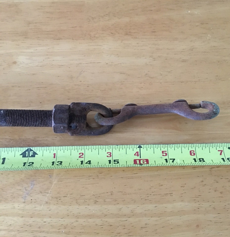 Vintage Animal Fur Trap Drag 3 Hook Treble Metal Iron Homemade 15 ...