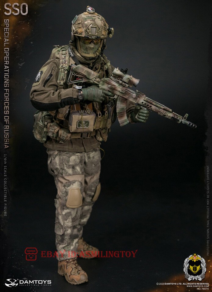 DAMTOYS Dam 78075 SPECIAL OPERATIONS FORCES OF RUSSIA 1/6 ACTION FIGURE ...
