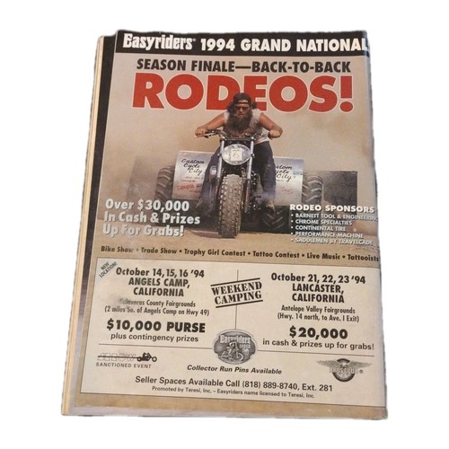 Easyriders Magazine 257 November 1994 Motorcycles Choppers Bikes Bikers ...