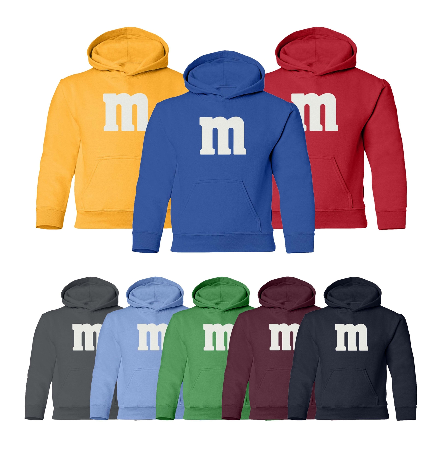 M&M Halloween Costume M and M Costumes Favourite Youth Hooded ...