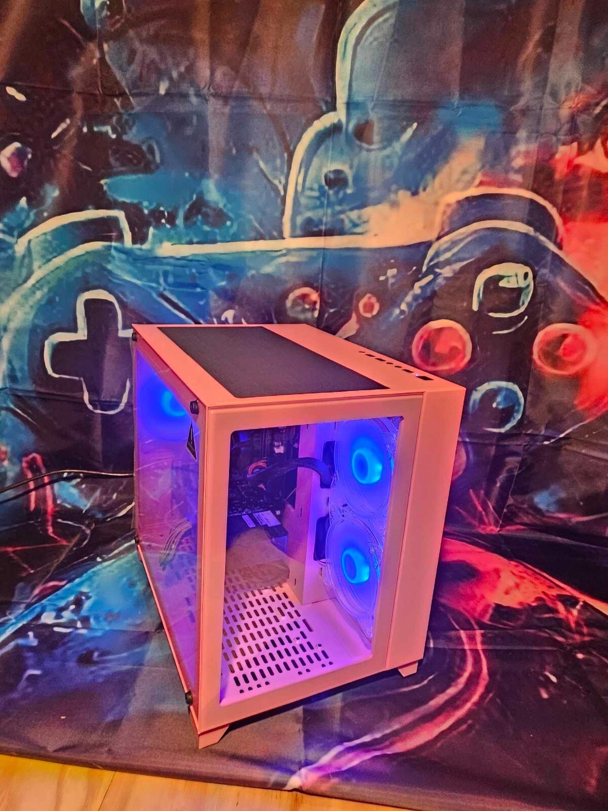 Custom Pink Gaming PC i7 RTX 3060 500gb SSD 1tb HDD 16gb WIFI Bluetooth ...