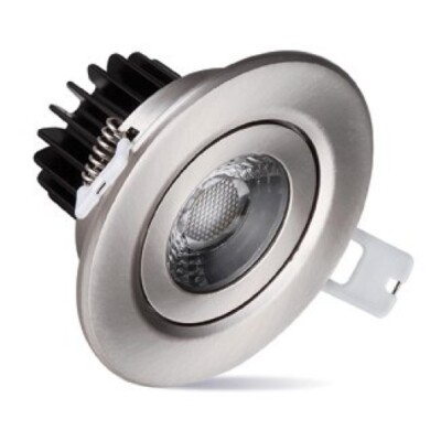 Amitex 5Watt COB Adjustable Downlighter Cool White – Satin Nickel ...