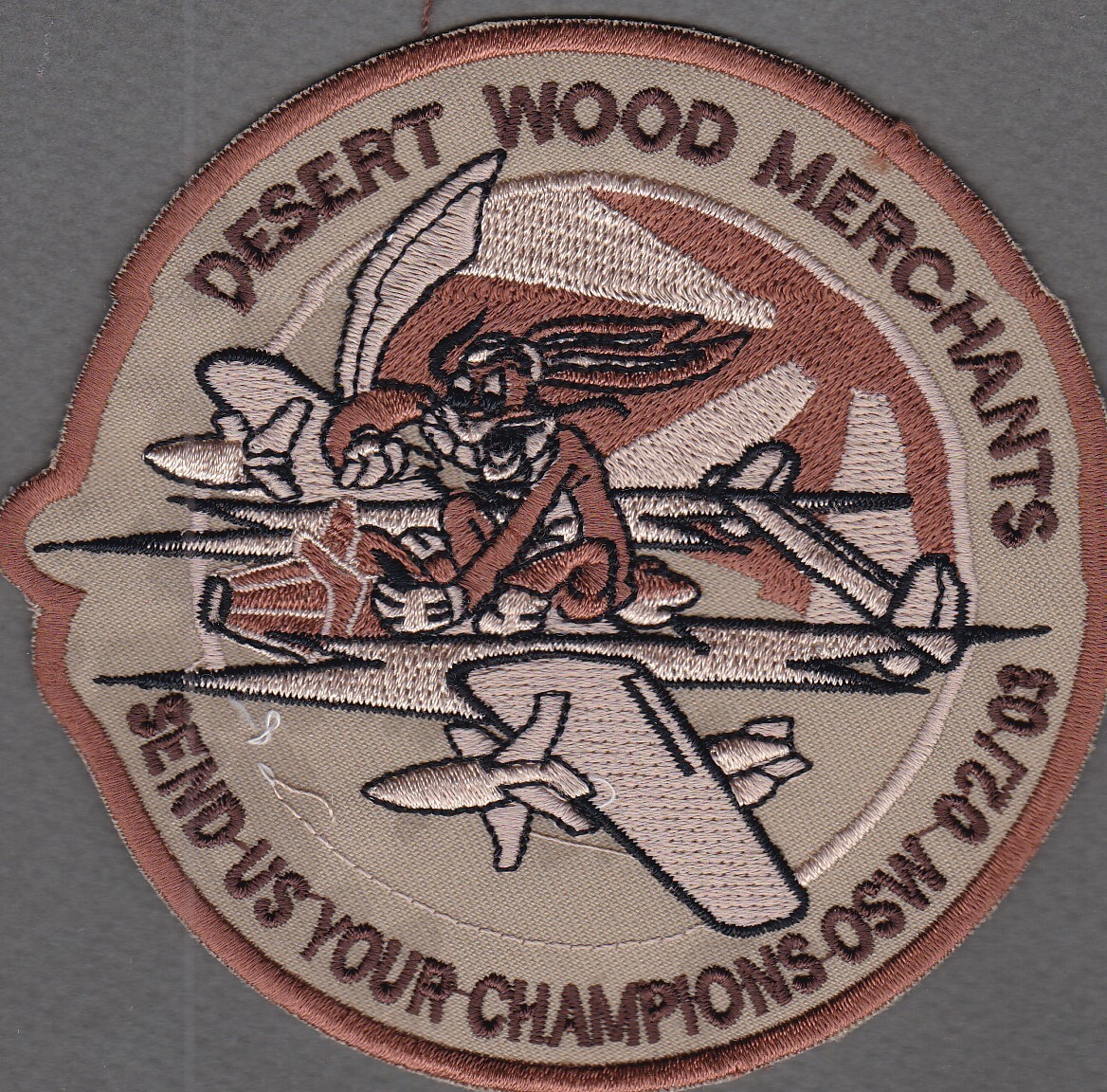 USAF 14th Fighter Squadron Desert Wood Merchants Patch CCC | eBay