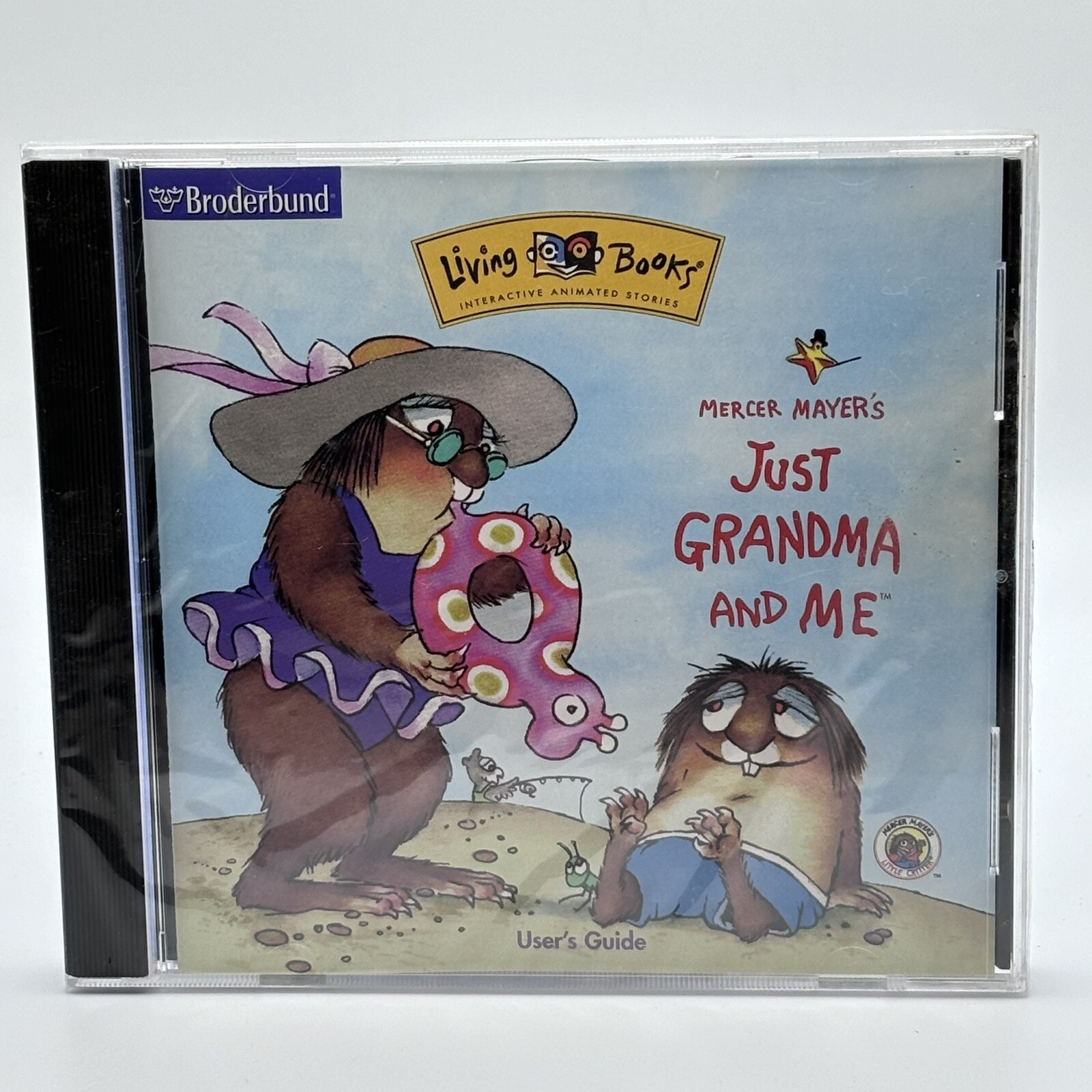 Living Books Mercer Mayer’s Just Grandma and Me Broderbund CD Audiobook ...