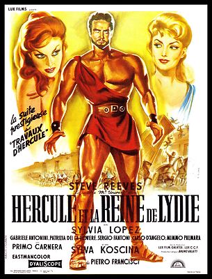 Hercules Steve Reeves Movie Poster Canvas Print Fridge Magnet 6x8 Large ...