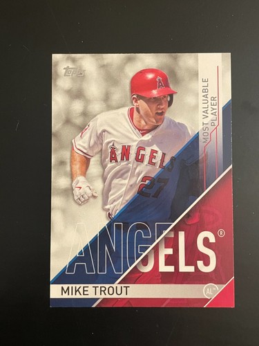 2017 Topps MLB Awards Mike Trout MVP-1 Angles GOAT | eBay