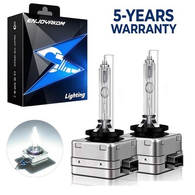2PCS NEW D3S D3R 6000K WHITE BRIGHT 35W HID XENON LIGHT BULBS SET ...