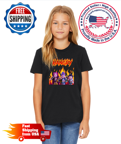 Funny Hangry Hungry Huntrix Girl Shirt Kpop Demon Hunter Tee Women USA ...