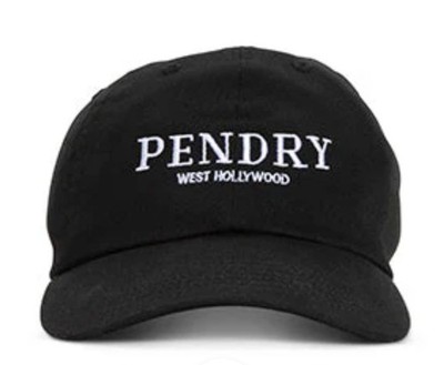 Pendry West Hollywood Luxury Hotels Adjustable Strapback Hat Cap Black ...