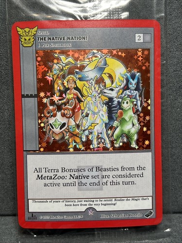 6 Sealed MetaZoo Spellbook Promo Nightfall Seance Native Cryptid 2nd ...