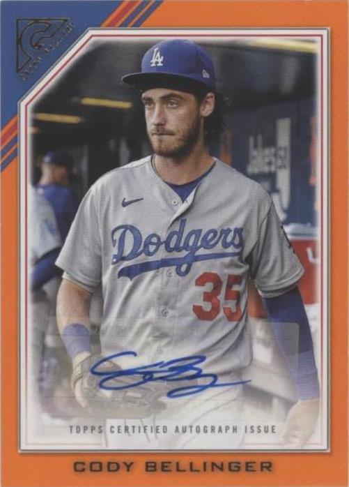 2022 Topps Gallery - Veterans Autographs Cody Bellinger #VA-CBE Orange ...
