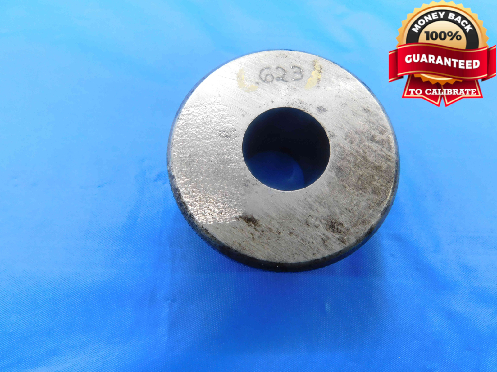 .6230 MASTER PLAIN BORE RING GAGE .6250 -.0020 UNDERSIZE 5/8 16 mm .623 ...