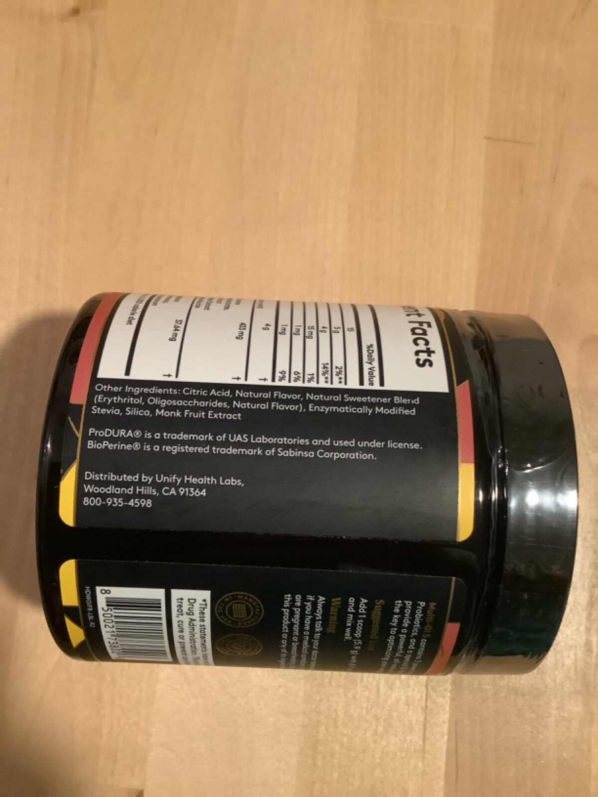 Unify Multi-GI 5 Fiber Powder Supports Gut Health - 6.2oz for sale ...