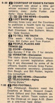 1973 KUID TV AD~GREG PANTER DON BAUGH BILL RODEN Idaho State Employees ...