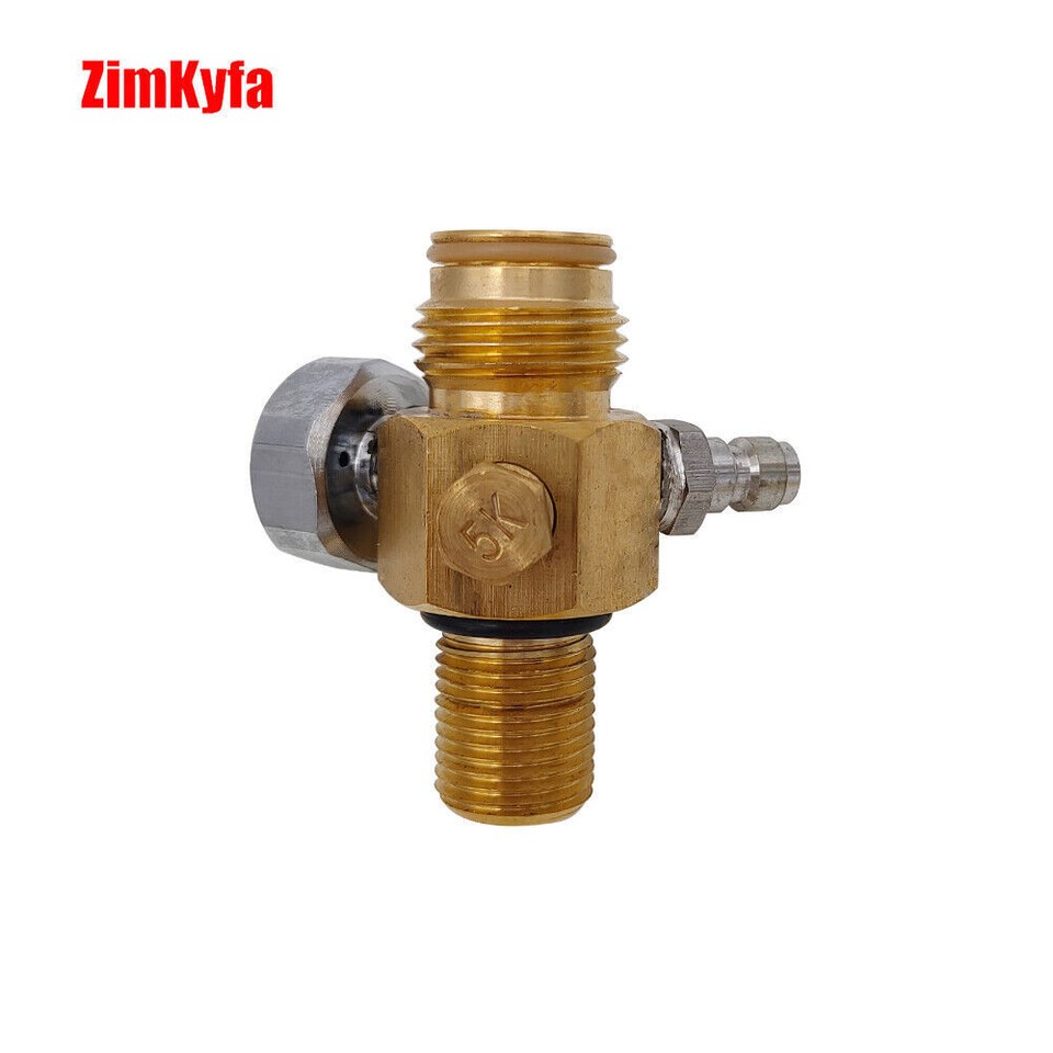 HPA Tank Pin Valve Ouput G1/2-14 to M18x1.5 ,5/8-18UNF Air Tank ...