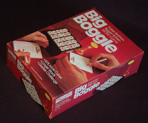 1979 Big BOGGLE Dice Game ~ Expanded Edition ~ Parker Bros Complete ...