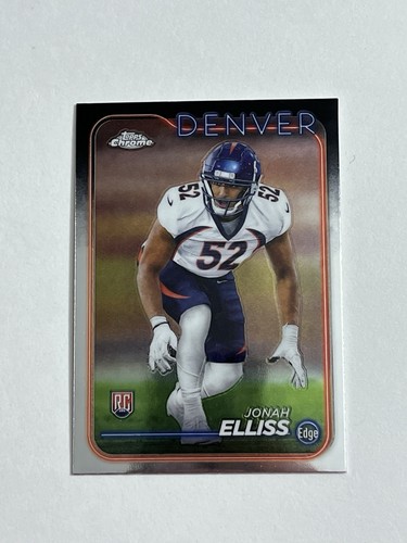 2024 Topps Chrome Football Refractor Jonah Ellis Rc | eBay
