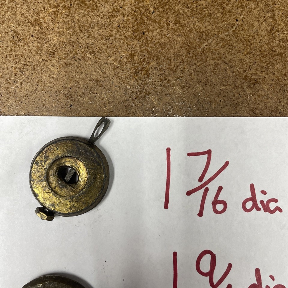 10 ANTIQUE PENDULUM BOBS, Seth Thomas,Ingraham ,Ansonia, Sessions ...