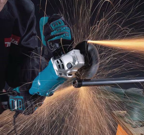 Makita 120V Corded 5" SJS Angled Grinder w/ AC/DC Switch GA5020 BRAND ...