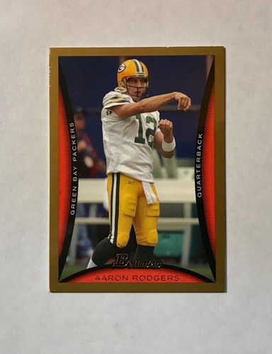 2008 Bowman (Gold) Aaron Rodgers #25 (Green Bay Packers) | eBay