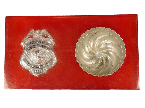 Vintage Obsolete 1978 Globe Security Guard Badge/Award #4831 ...