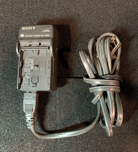 Genuine Sony BC-VM50 Battery Charger with power cord | eBay