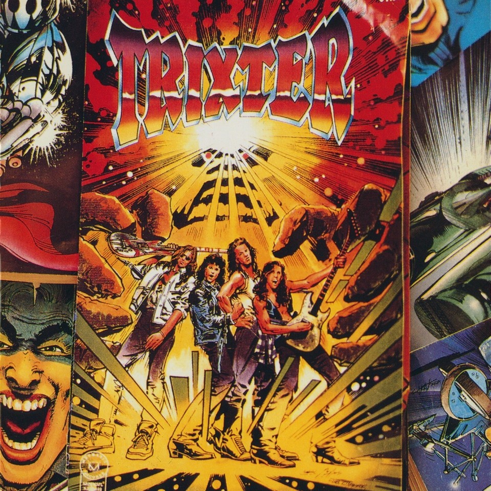 TRIXTER First Album BANNER HUGE 4X4 Ft Fabric Poster Tapestry Flag ...