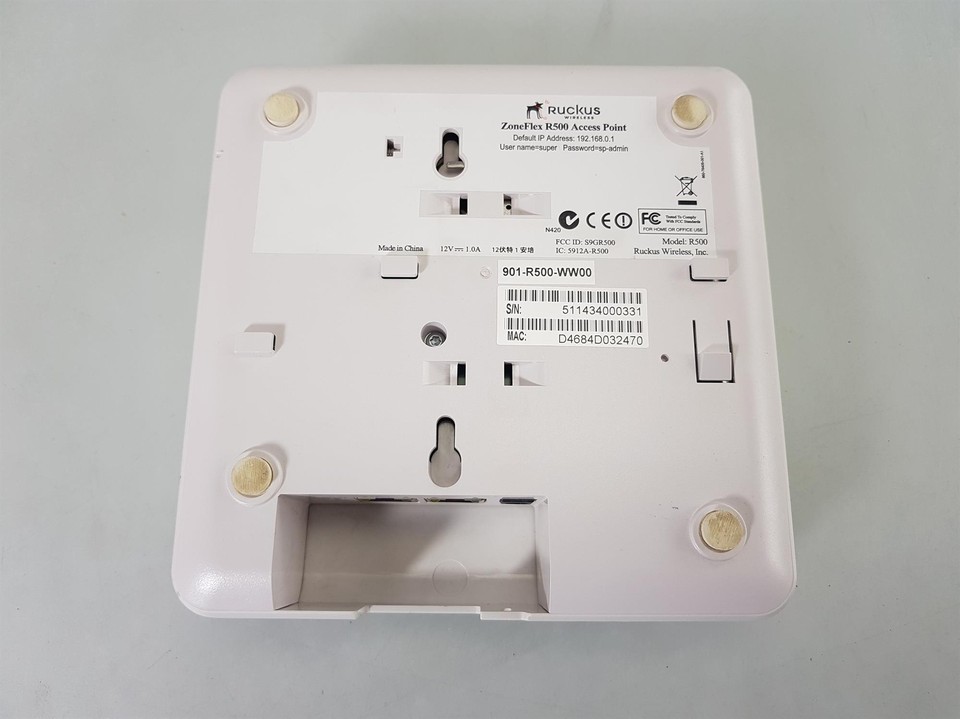 Ruckus ZoneFlex R500 Indoor PoE 802.11ac 2x2:2 Wi-Fi Wireless Access ...