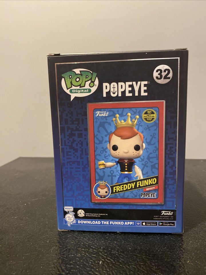 Digital Funko Pop! POPEYE: Freddy Funko as Popeye #32 LE 3198 PCs. | eBay