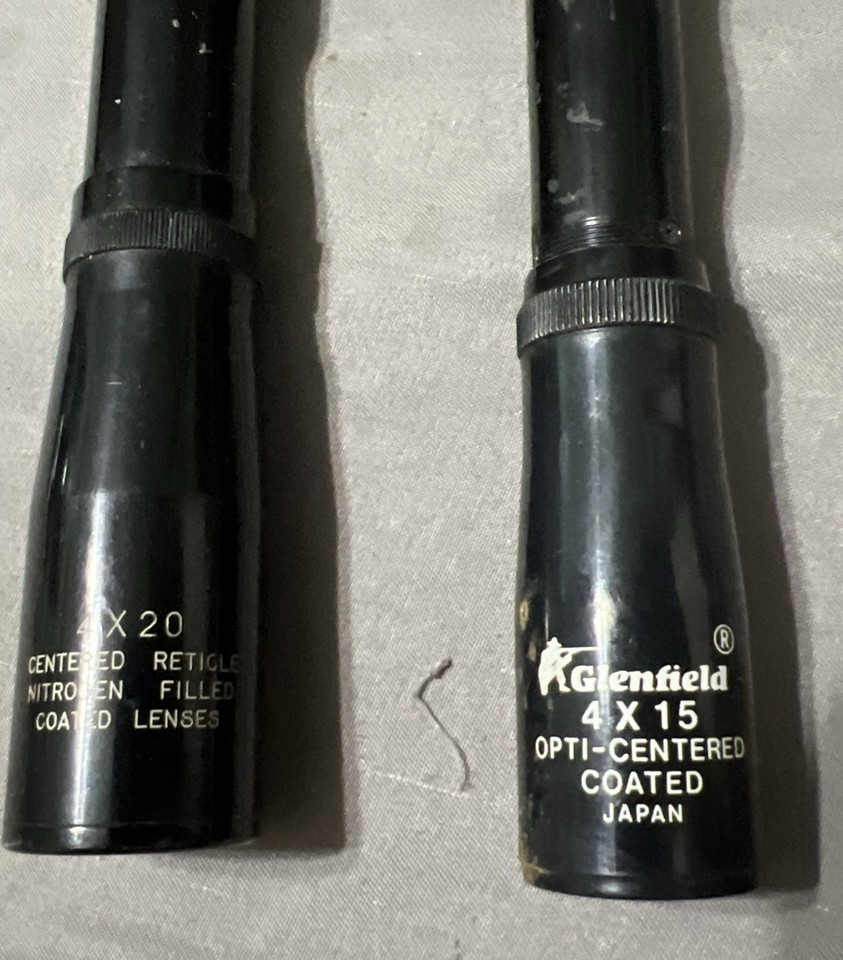 Glenfield OPTI Center Scope 4X15 & Universal Haileah Florida Centered ...