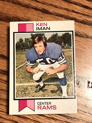 1973 TOPPS KEN IMAN #152 LOS ANGELES RAMS FOOTBALL CARD | eBay