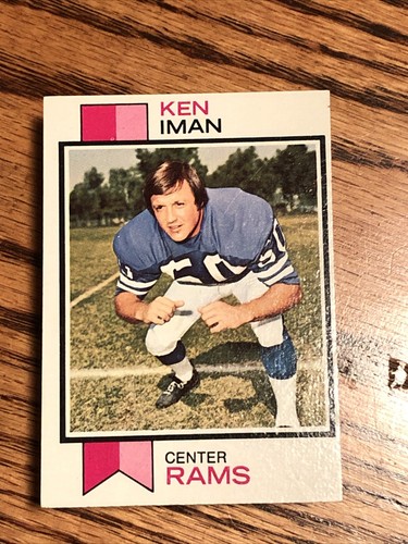 1973 TOPPS KEN IMAN #152 LOS ANGELES RAMS FOOTBALL CARD | eBay