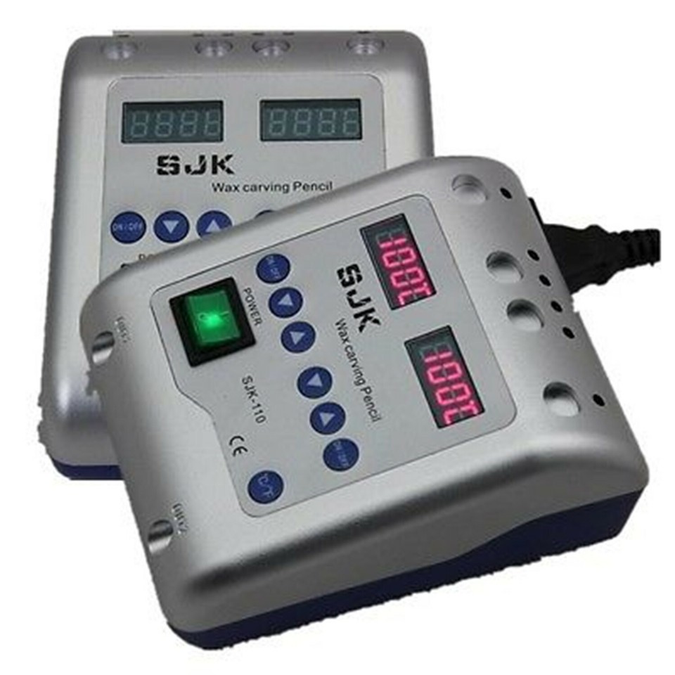 New 6 Tip Dental Lab Digital Electric Wax Waxer Carver Double Carving ...