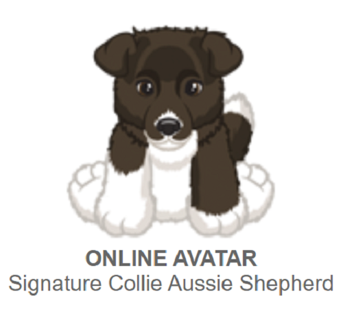 Webkinz Classic Signature Collie Aussie Shepherd (2022 SR promo pet ...