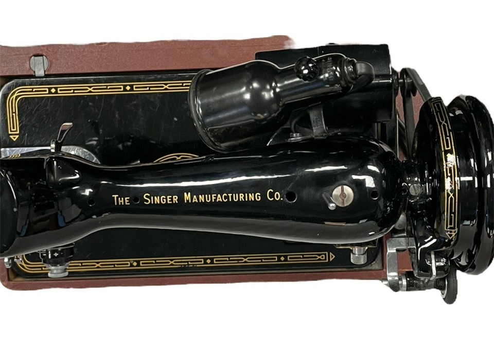1955 BLACK Vintage Singer Model 99K Sewing Machine Case Tested | eBay