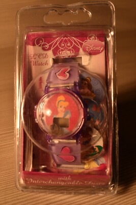 Disney Princess LED Watch with Interchangeable Discs Little Mermaid ...