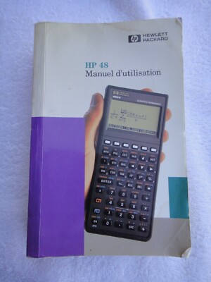 Manuel utilisation HP 48gx 48 gx 48g hp48g hp48gx - Calculatrice ...
