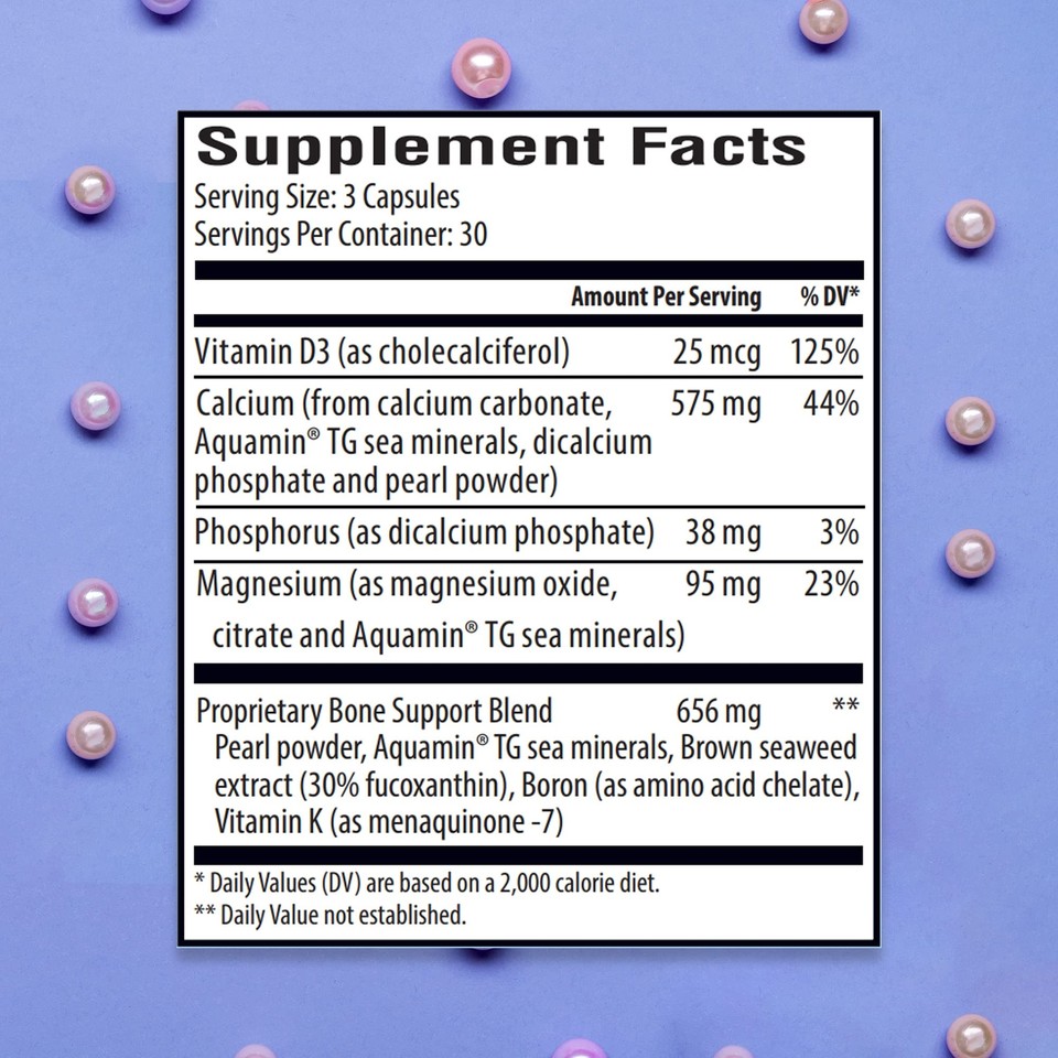 Marine Calcium Bone Density Supplement 3.5X Absorbable Pearl Calcium ...